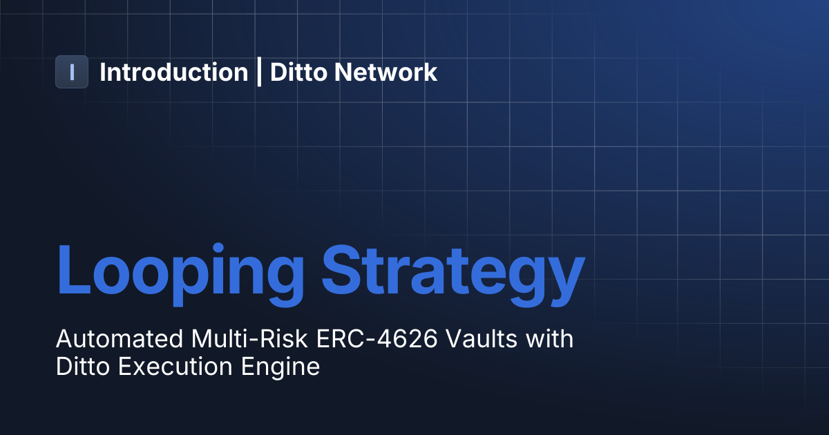 Looping Strategy | Introduction | Ditto Network